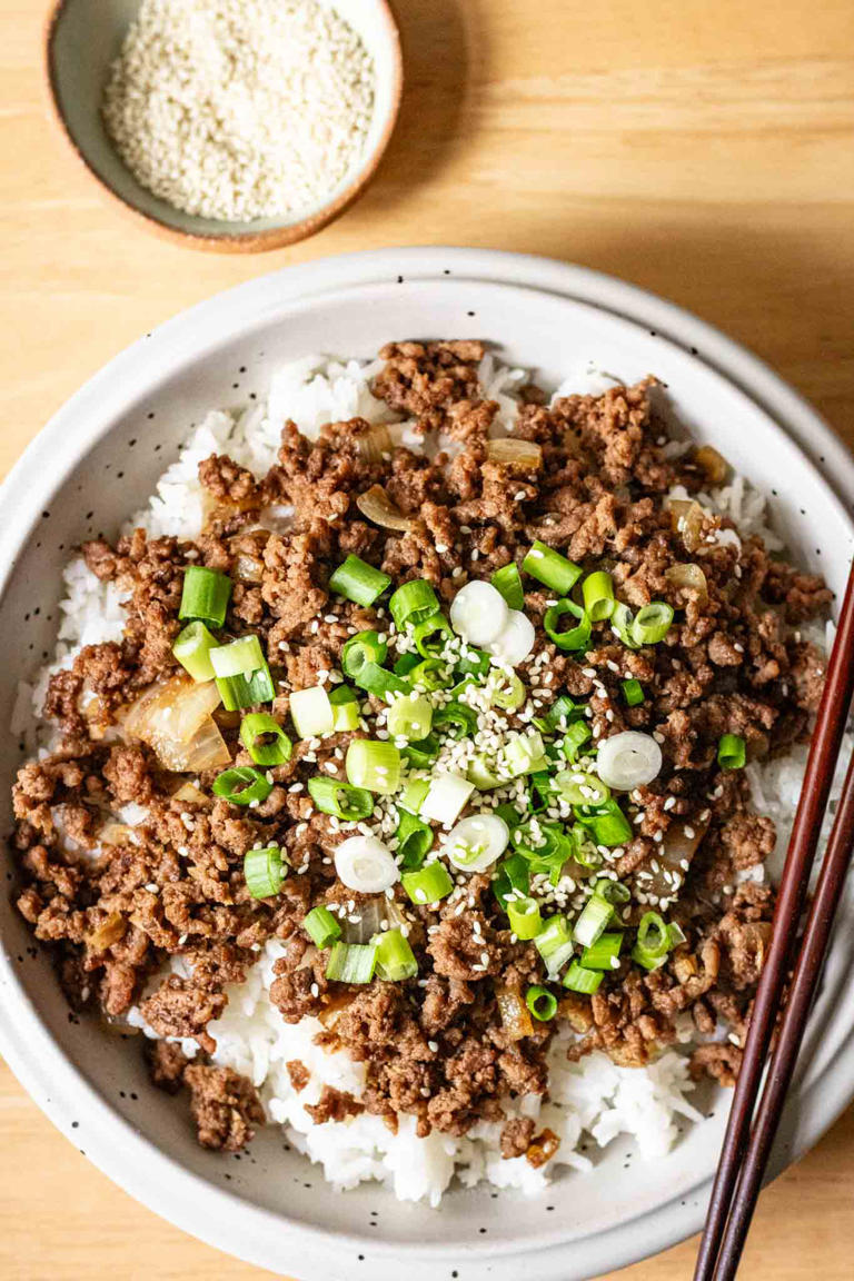 Korean Ground Beef Bulgogi