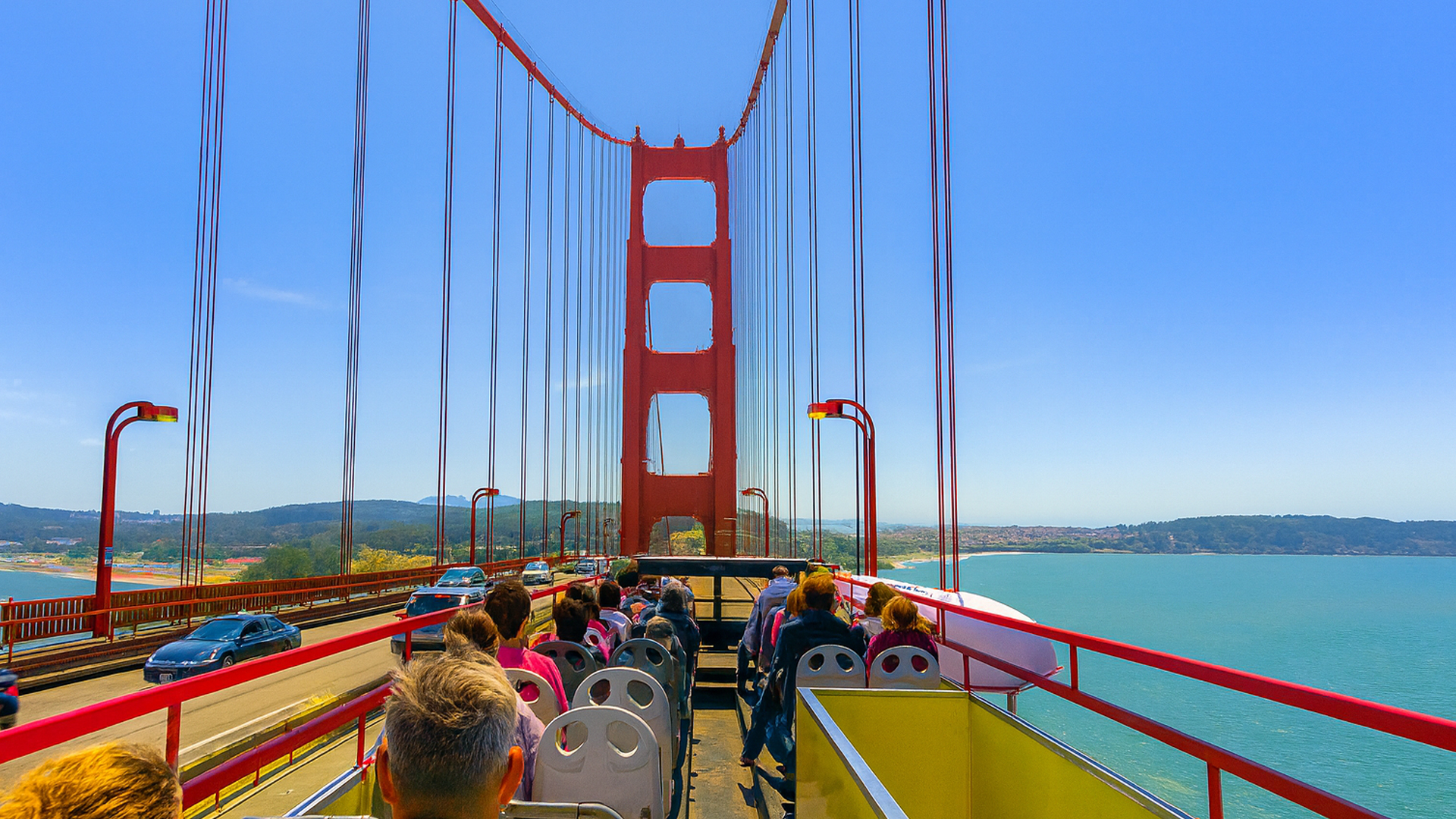 Golden Gate Bridge & San Francisco Landmarks – Open-Top Bus Adventure (4K)