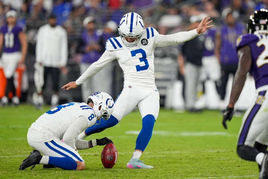Spencer Shrader in position to secure Colts’ kicking job