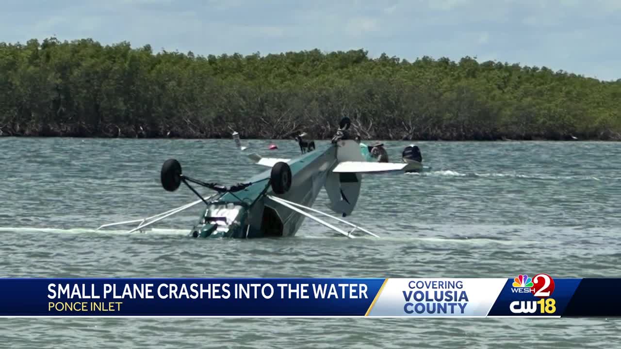 Pilot survives plane crash into the waters of Ponce Inlet, Florida