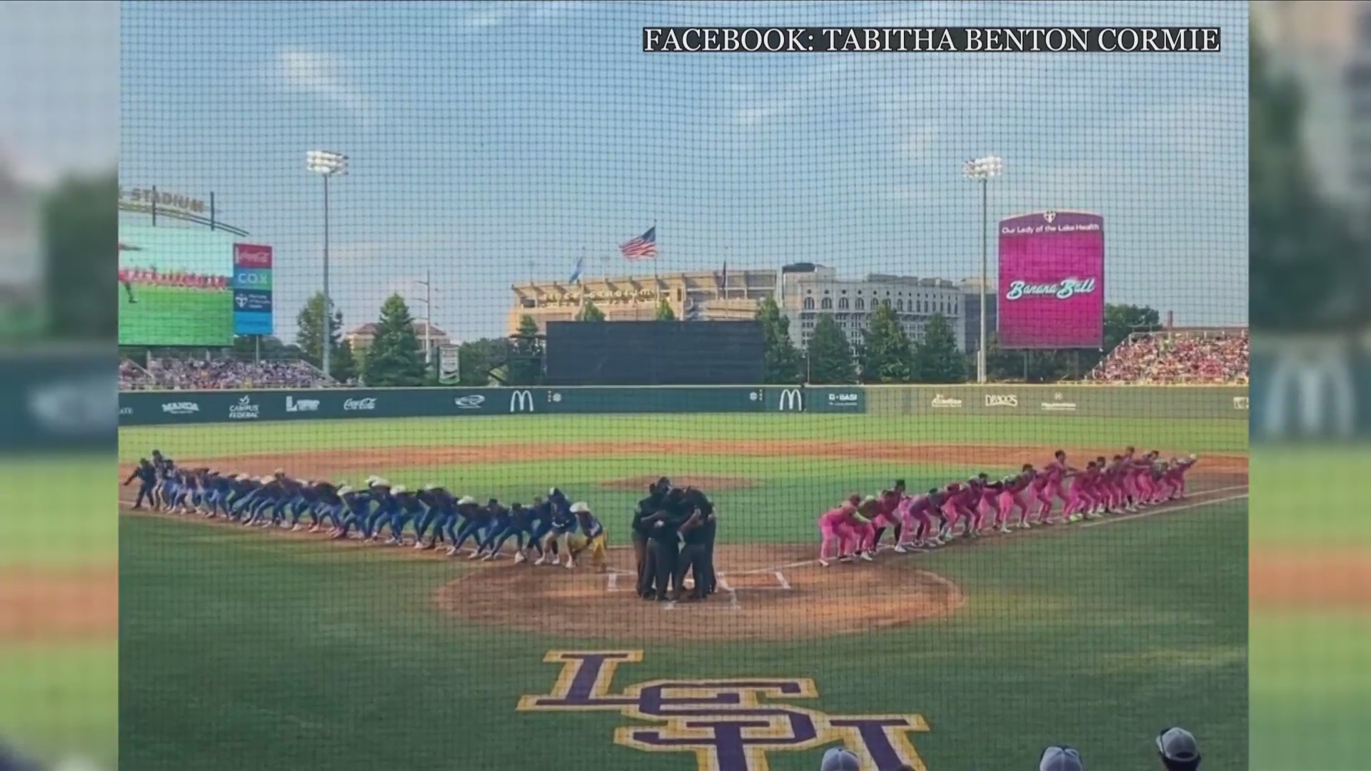 Banana Ball craze fills Alex Box Stadium in Baton Rouge