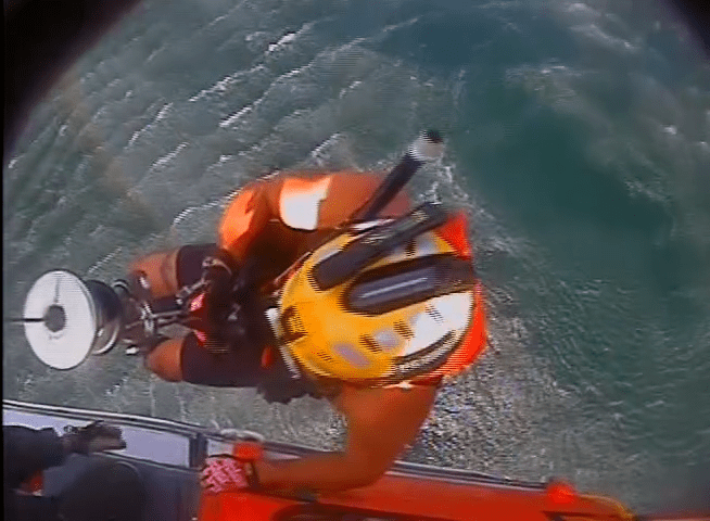 WATCH: Video released of capsized boat rescue on Lake Erie