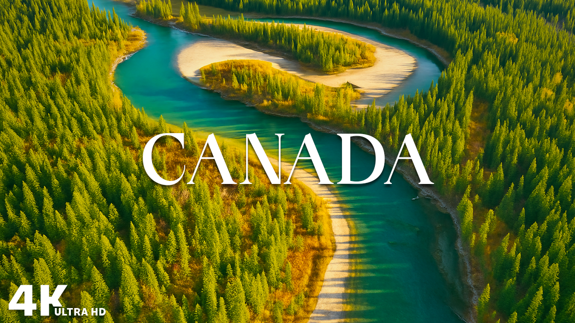 Canada From Above – Landscapes & Coastlines in 4K
