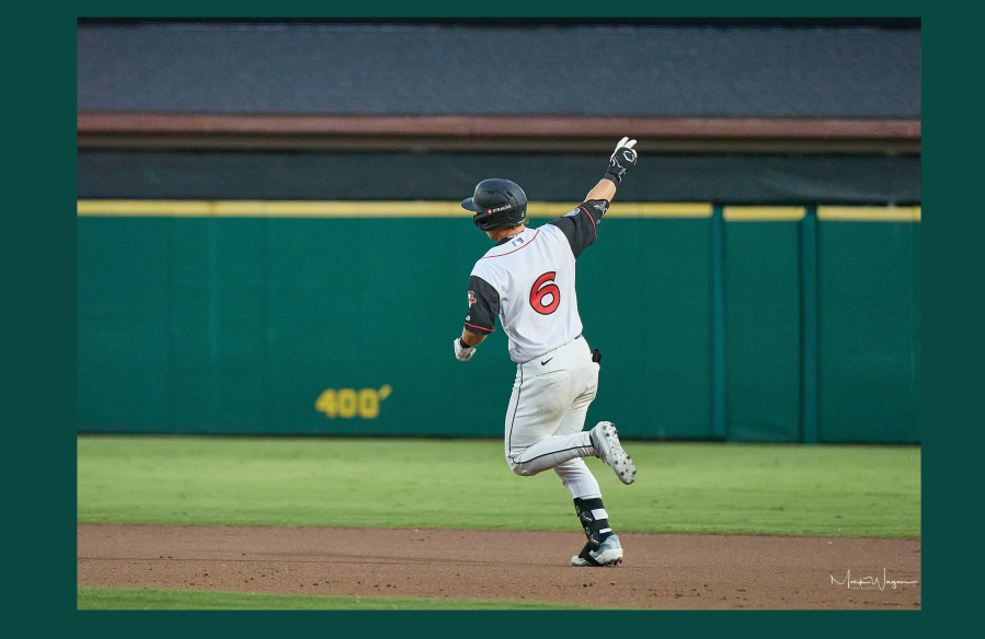 Top prospect Colt Emerson flashes defense, power in Travelers debut