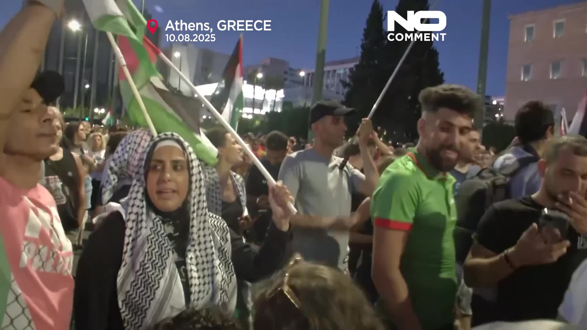 Διαδηλώσεις υπέρ της Παλαιστίνης σε όλη την Ελλάδα για τον πόλεμο στη Γάζα