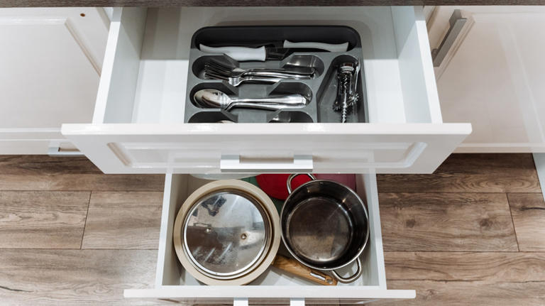 Organize Kitchen Drawers With Ease Using The 'Take 10 Away Method'