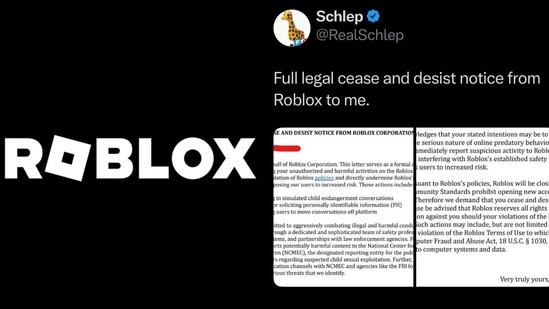Roblox suing Schlep? YouTuber claims he was banned for exposing ...