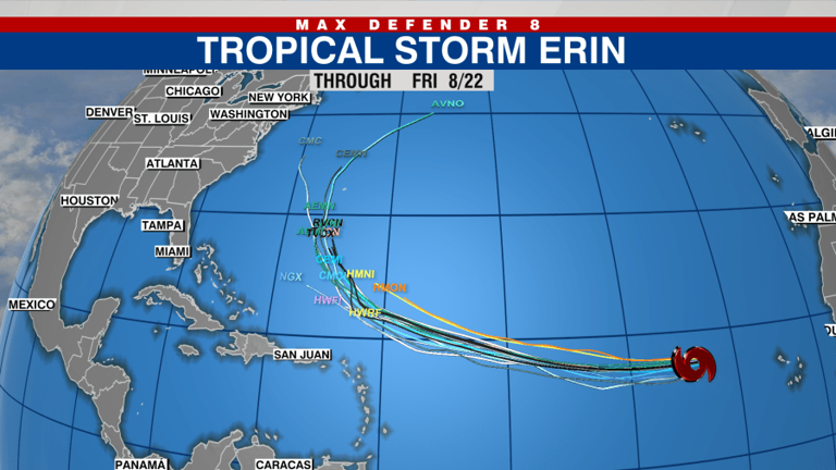 Tropical Storm Erin expected to become a hurricane this week: NHC