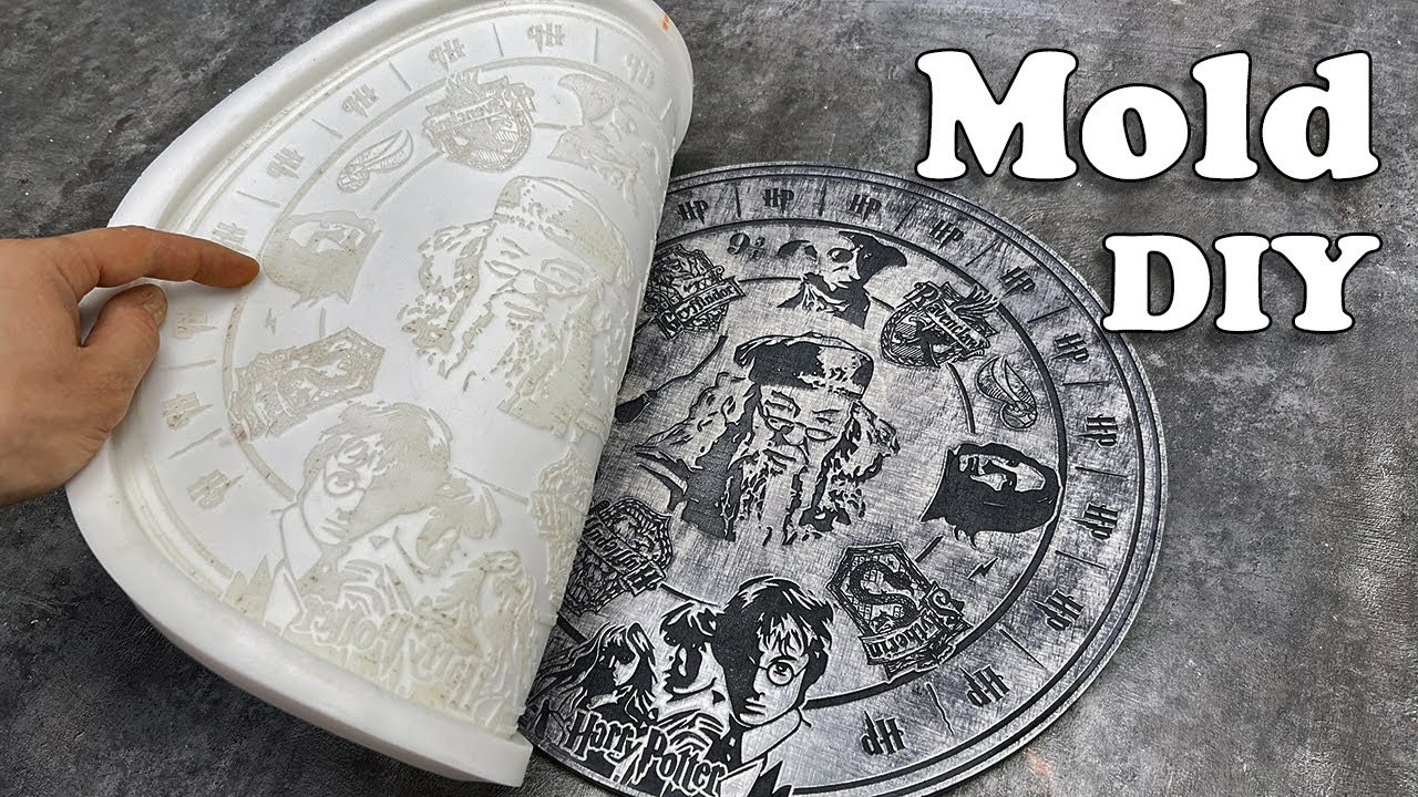DIY large silicone mold inspired by Harry Potter – casting silicone and ...