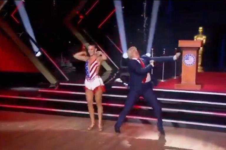 MAGA divided as Israel's Dancing with the Stars routine mimics Trump ...
