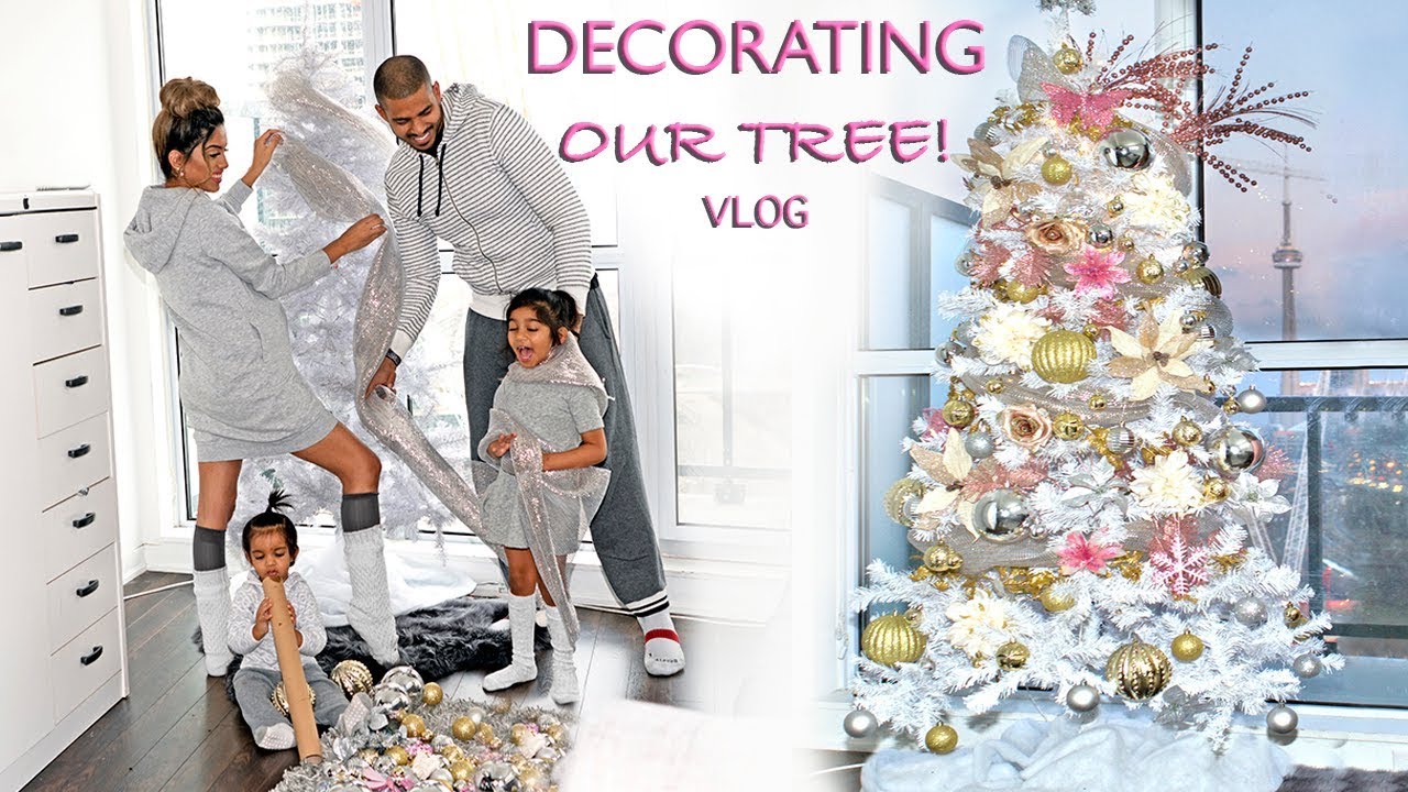 Decorating Our Rose Gold Christmas Tree | Lifestyle Vlog with Ariba Pervaiz