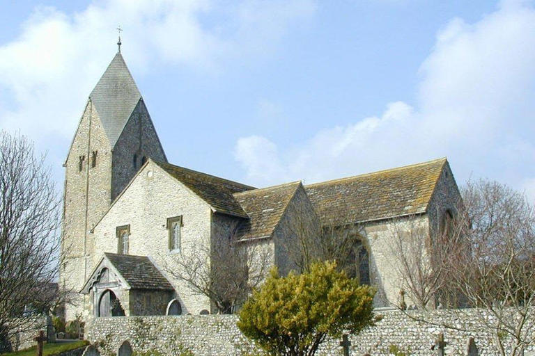 West Sussex village's 'Cathedral of the Downs' with unique church tower ...