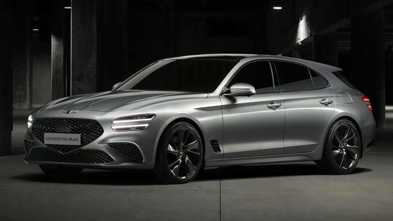 Genesis Surprises The World With G90 Wingback Magma Wagon Concept