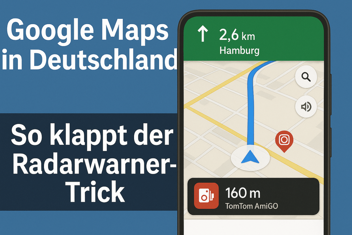 Google Maps: Blitzerwarner aktivieren – Schritt für Schritt