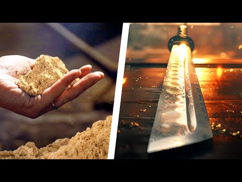 The Ancient Japanese Craft of Forging Swords from Sand