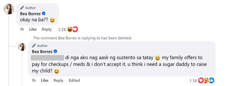 Bea Borres’ “she’s the daddy” post sparks buzz, addresses comment on ...