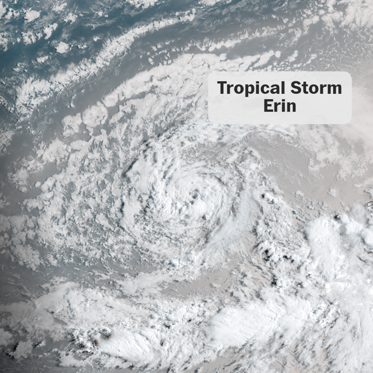 When will Tropical Storm Erin strengthen into a hurricane? Where is it ...