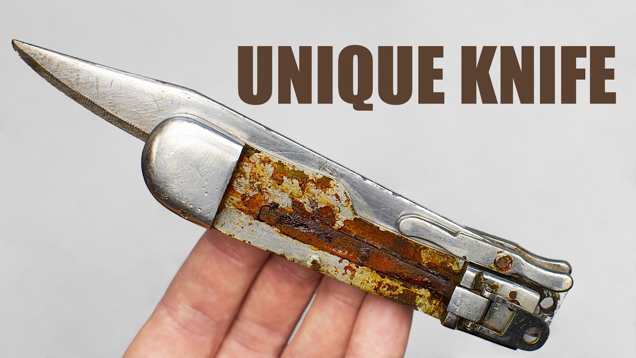 Bringing a Rare Old Folding Hunting Knife Back to Life