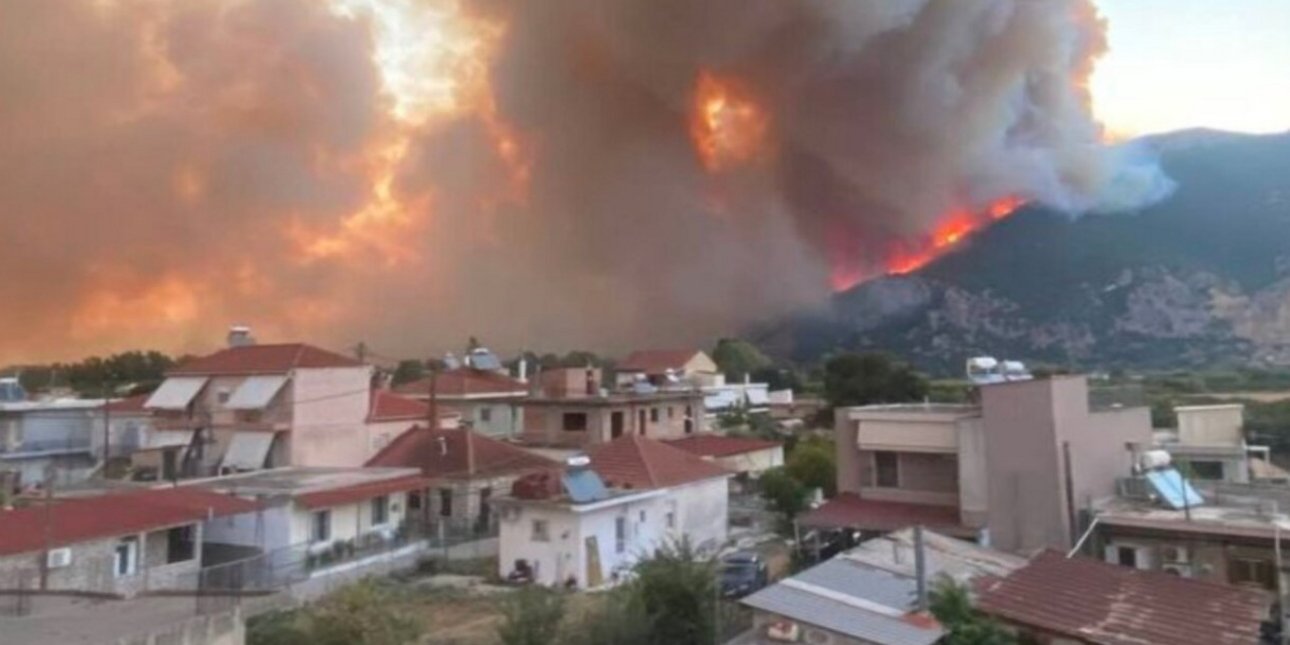 Μεγάλες φωτιές σε εξέλιξη στη Ζάκυνθο και στη Βόνιτσα -Πύρινα μέτωπα ...