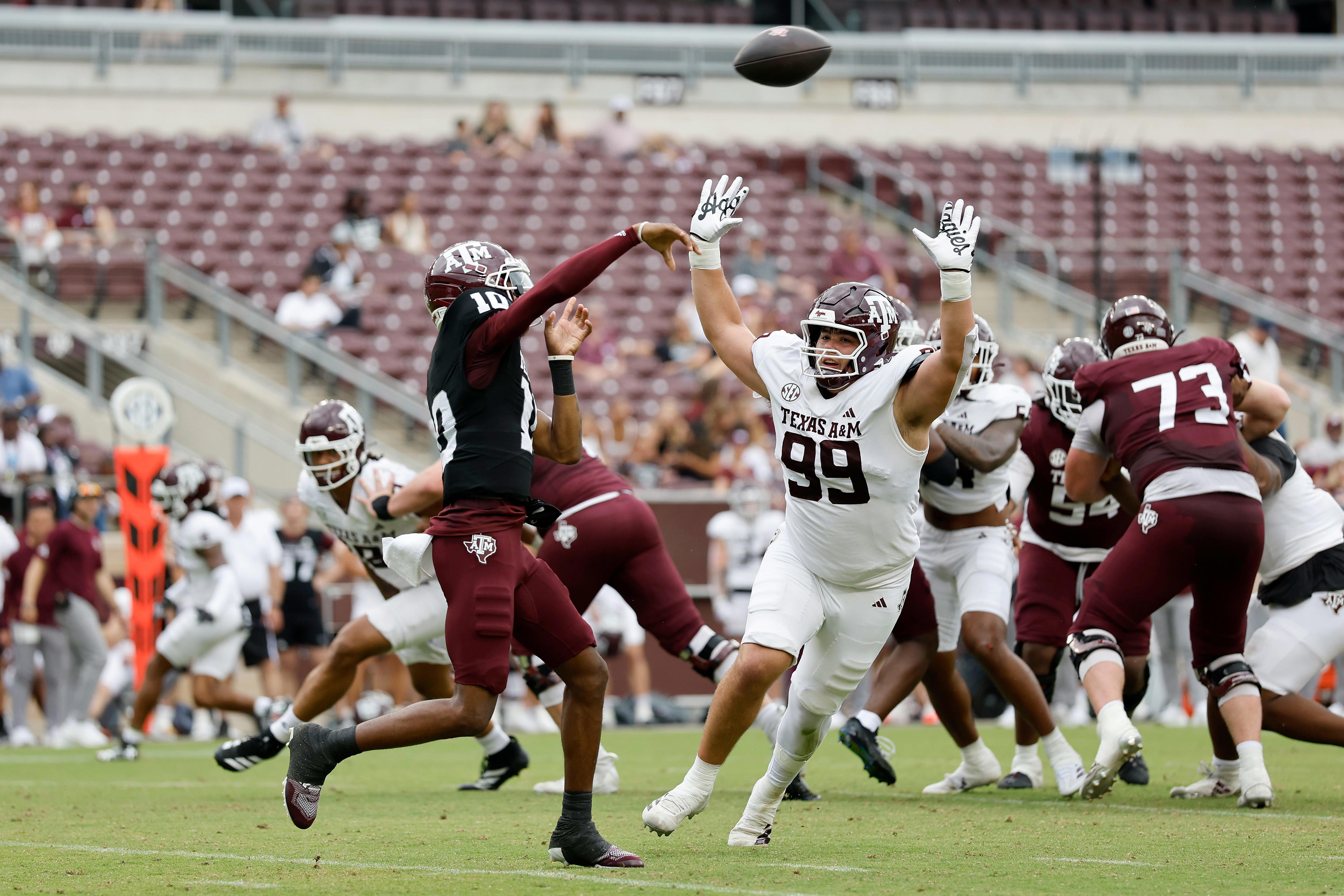 Texas A&M QB Marcel Reed's deep ball has continued to improve this ...