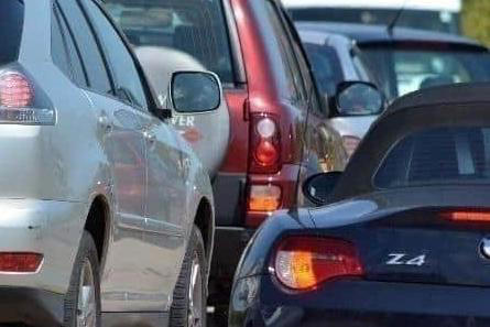 M3: Exit ramp to M27 partially blocked due to obstruction on M3