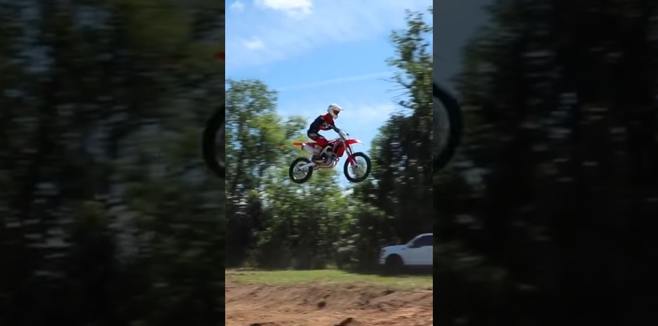 First Ride on NEW Backyard MX Track!
