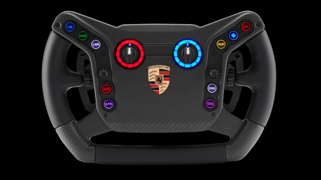 VPG Sim unveils licensed Porsche Cup steering wheel in world first for ...