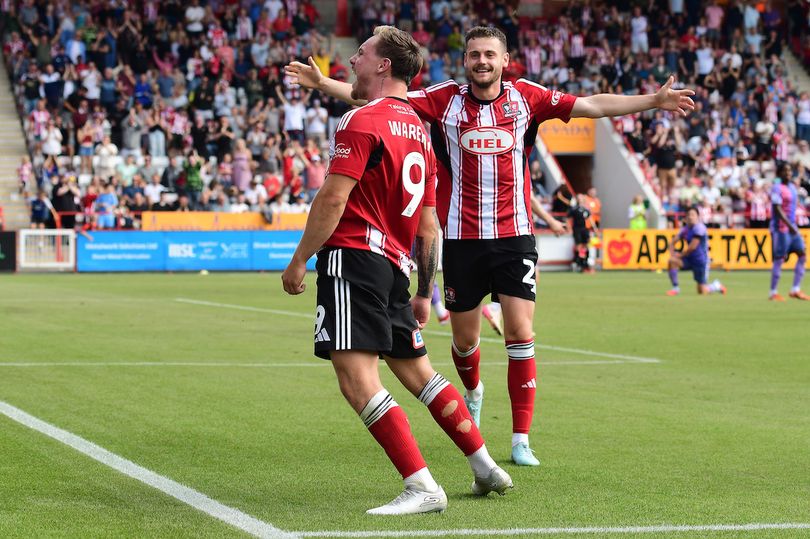 Exeter City's Jayden Wareham already becoming fan favourite