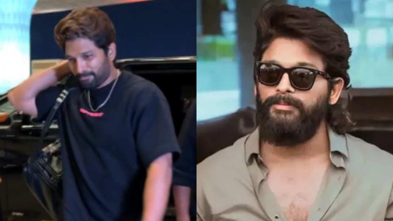 Allu Arjun spotted at Mumbai airport: 'Pushpa' star gives a sweet wave ...