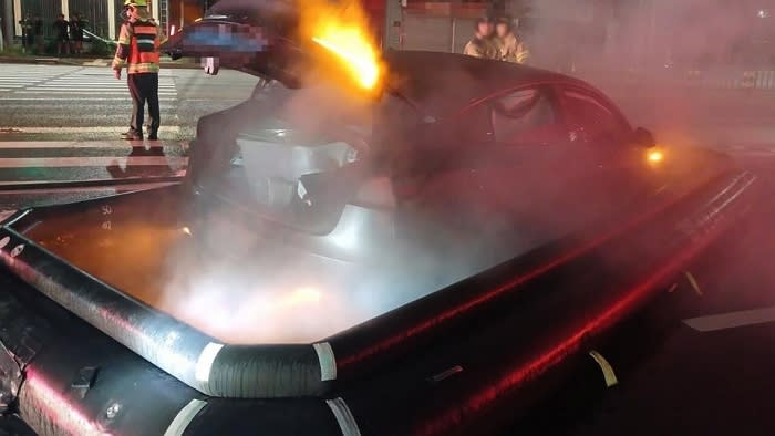 Tesla Model 3 Crash Shows Just How Nasty EV Fires Can Get