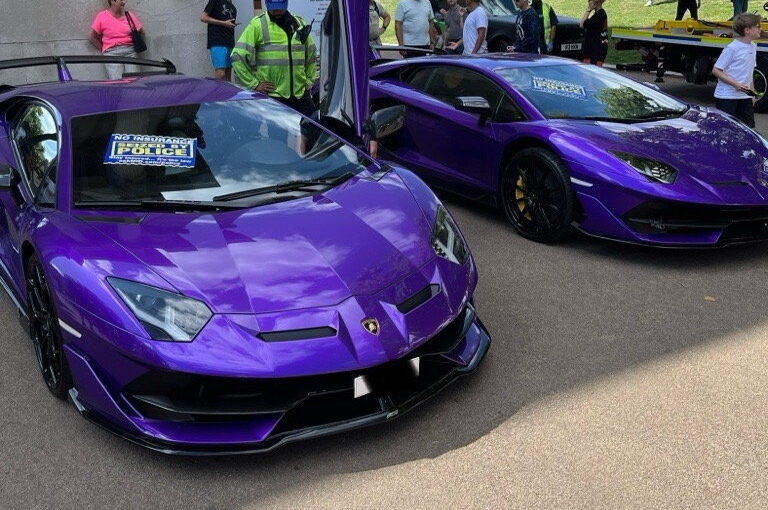 More than 70 cars worth nearly £7m seized – including identical purple ...