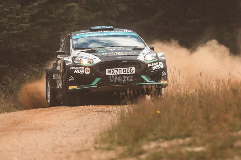 Duns driver Garry Pearson misses out on podium place at Grampian Forest ...