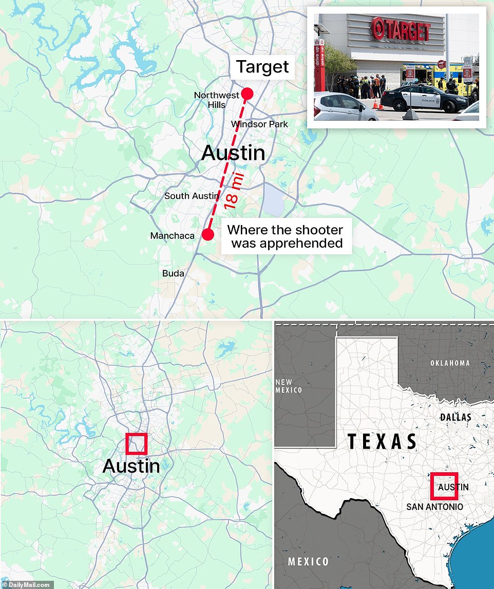Police identify gunman in Texas Target shooting that left three dead