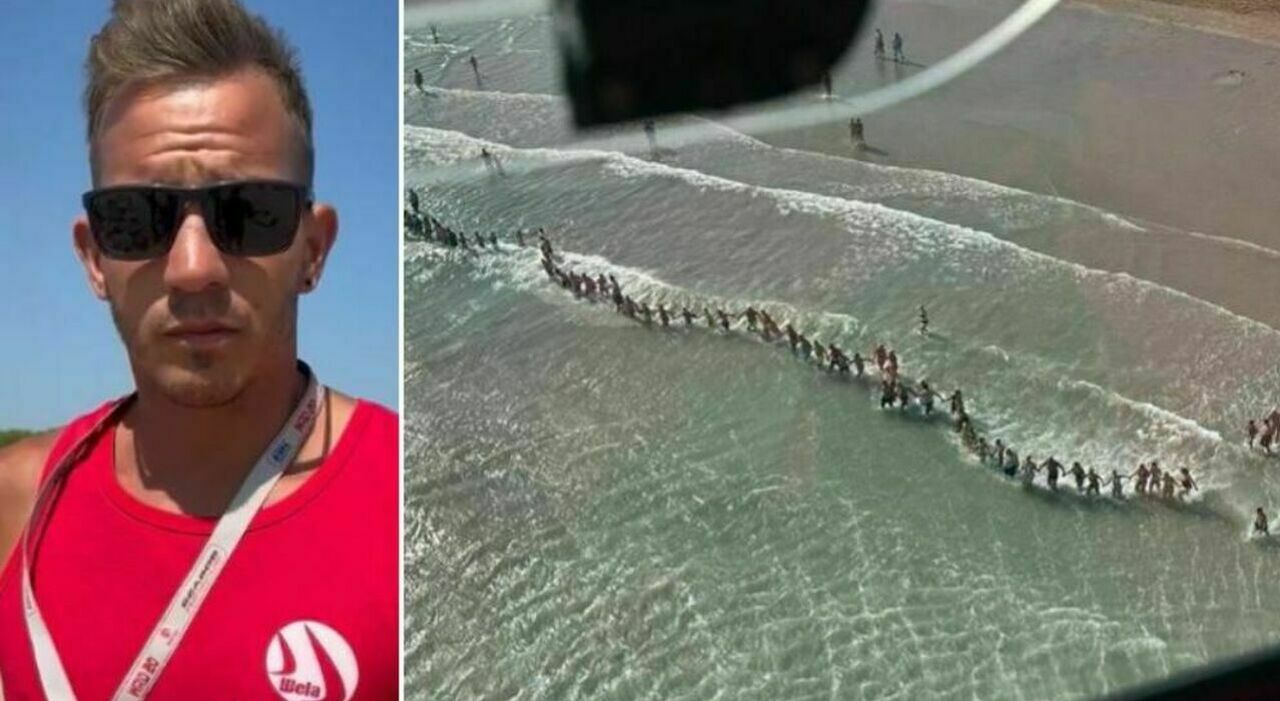 Carlo Panizzo, il bagnino che ha radunato la catena umana di 60 persone per cercare il bambino ...