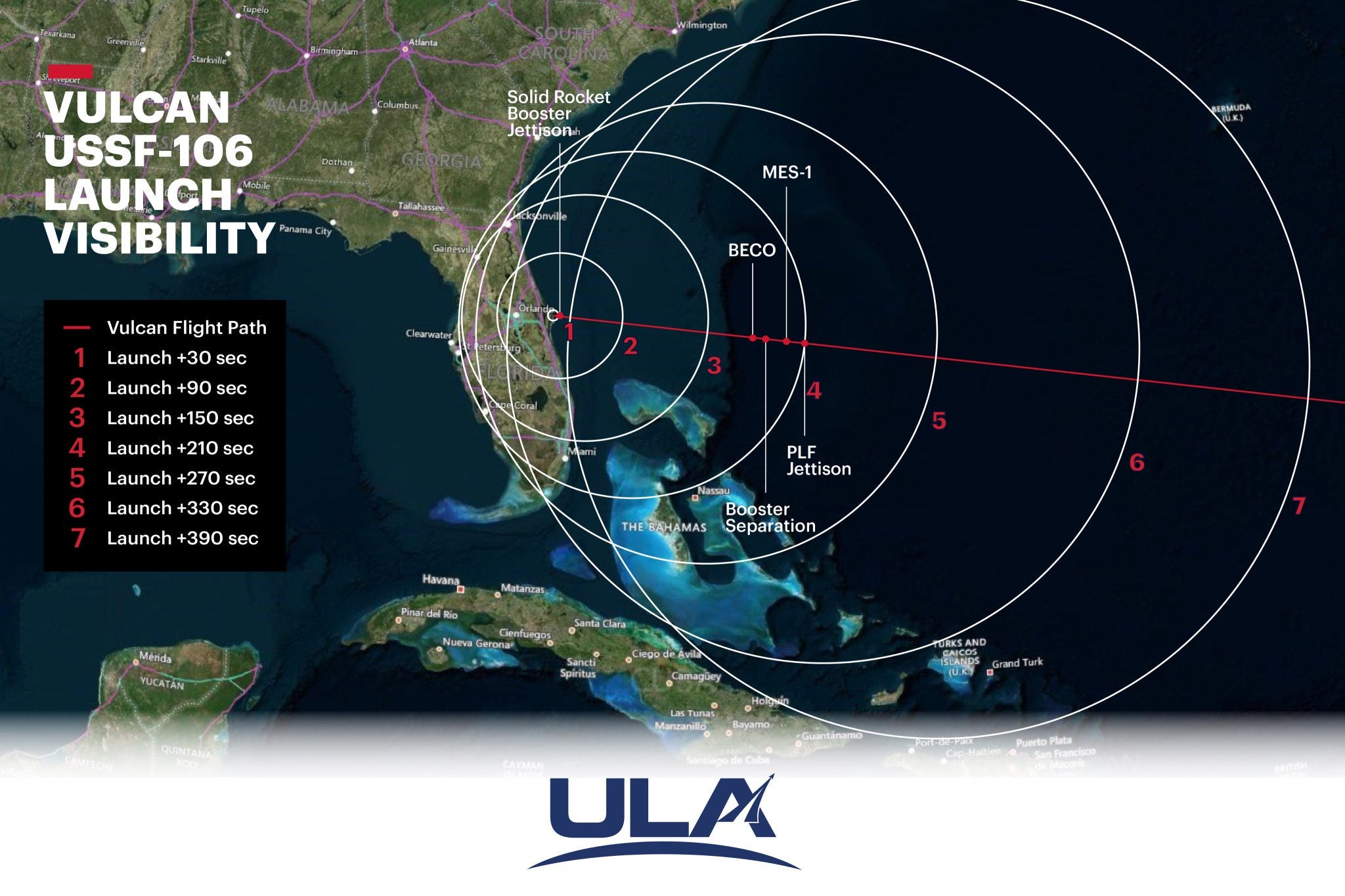 ULA rocket launch from Florida may be visible in Naples, Marco Island
