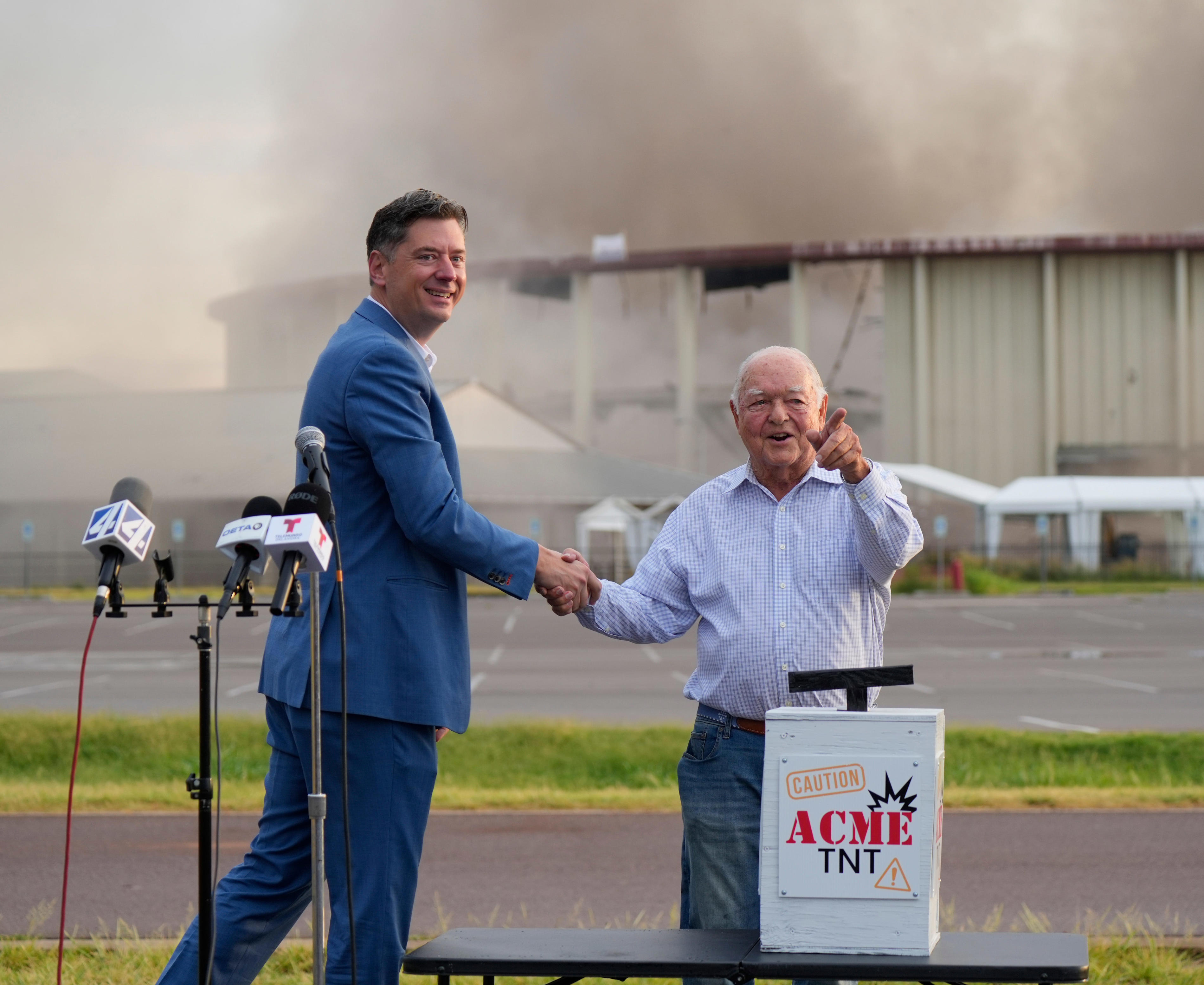 Watch drone footage of the implosion of the iconic Jim Norick Arena in OKC