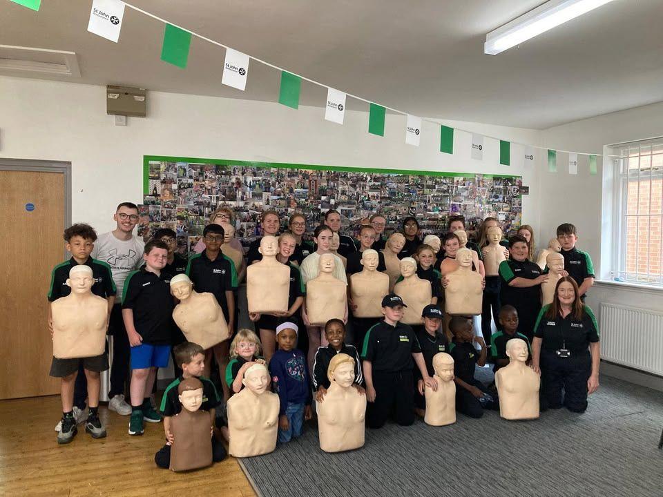 St John Ambulance Badgers and Cadets CPR marathon