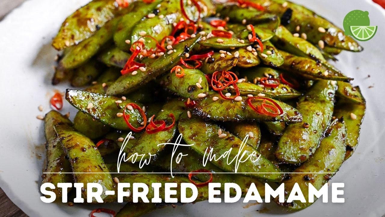 How to Make Stir-Fried Edamame with Garlic and Oyster Sauce