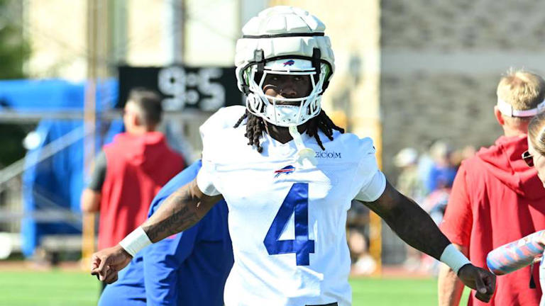 James Cook returns to Bills' practice, meeting Sean McDermott's expectation