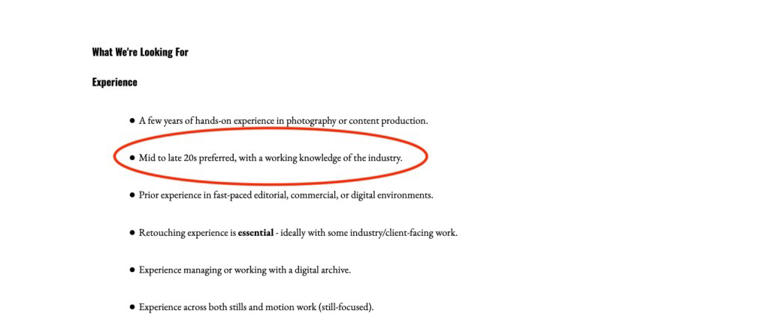 Worker blasts ‘ageist’ job ad asking for ‘experienced’ worker in their ...