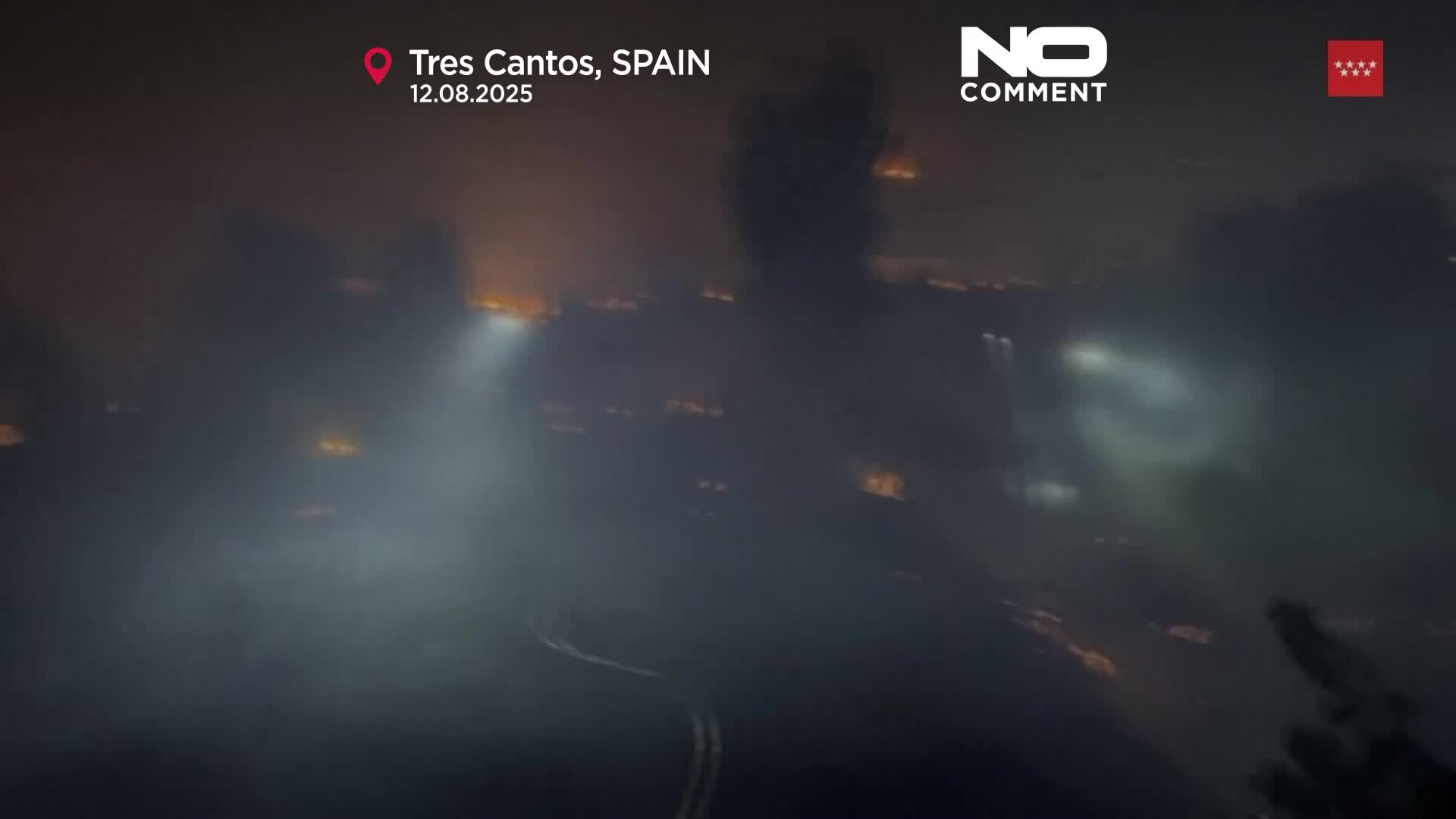 Deadly wildfire contained after raging near Madrid suburb