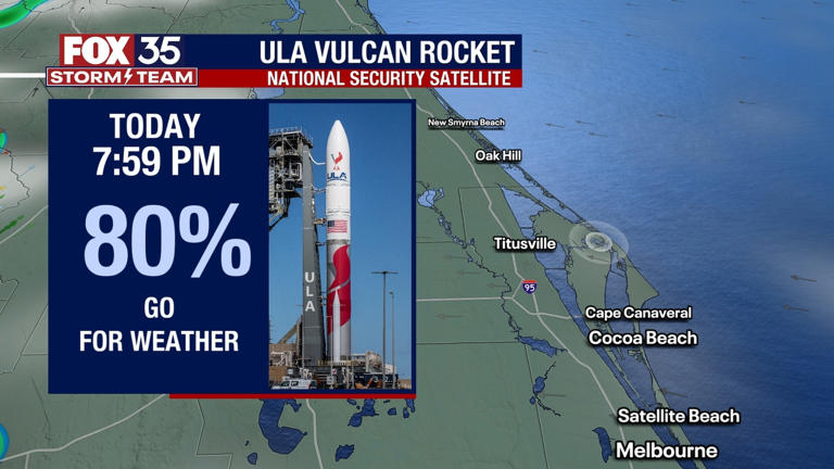 ULA's new Vulcan rocket to launch 'national security' mission from Florida on Tuesday night