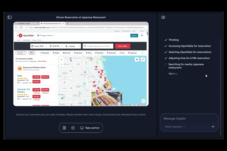 I Let Microsoft’s Copilot Book My Dinner Reservation. It Works, But It's Not Ready to Run My ...