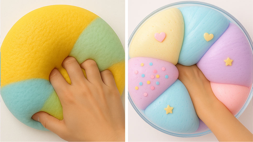 30 Minutes of Oddly Satisfying Colourful Slime ASMR | Relaxing When ...