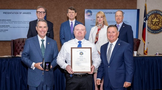 DPS Trooper honored with Purple Heart