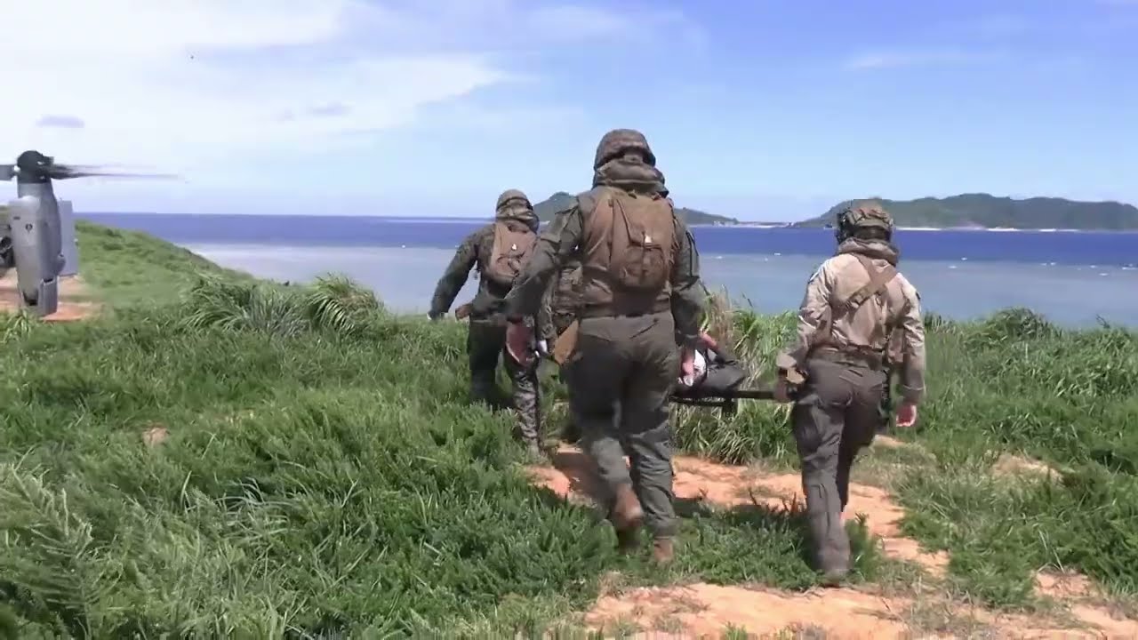 U.S. Marines Rescue Downed Pilot with MV-22B Osprey