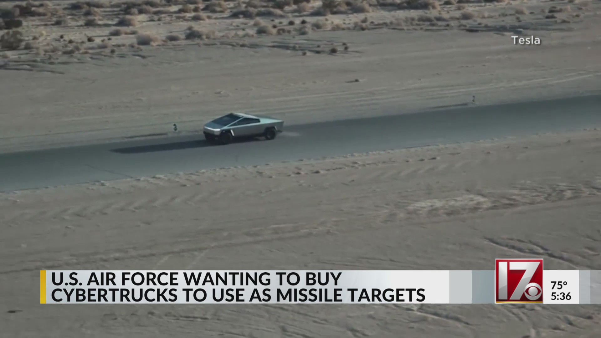Air Force wants to buy Tesla Cyber Trucks for missile practice