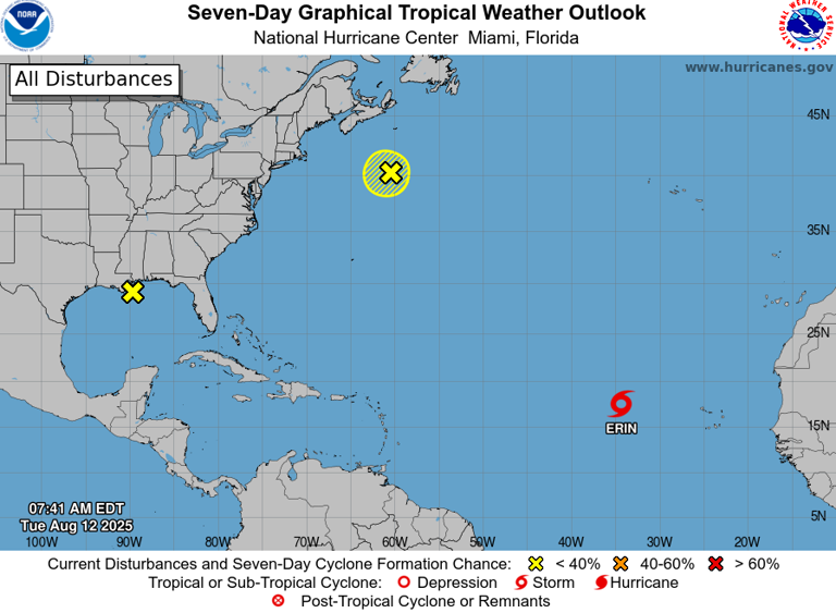 Forecast shows Tropical Storm Erin will hit Puerto Rico as hurricane: Live