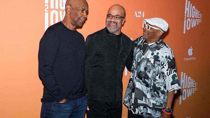 Spike Lee, Denzel Washington and A$AP Rocky premiere 'Highest 2 Lowest'