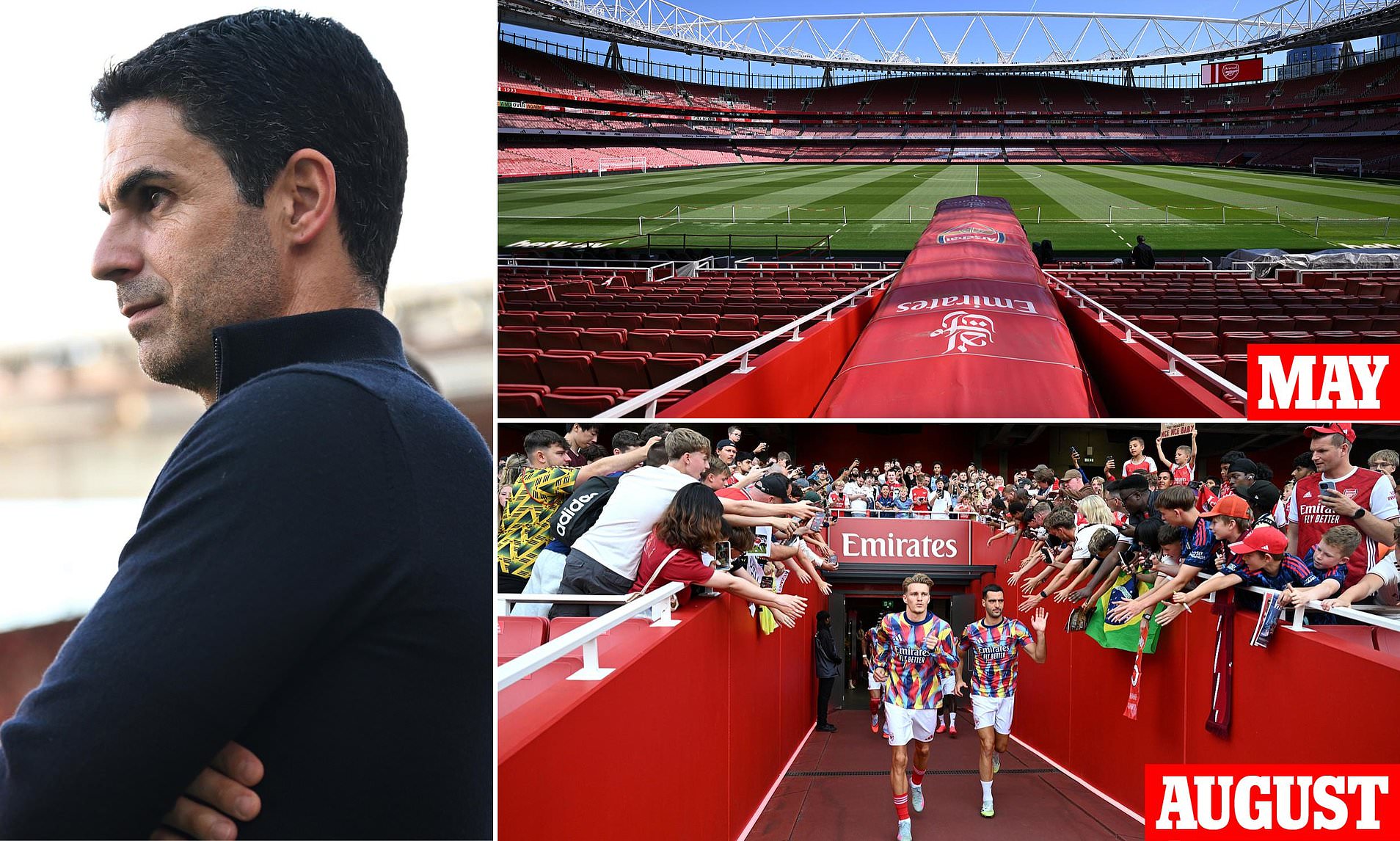 Fans mock Arsenal change to Emirates ahead of new Premier League season